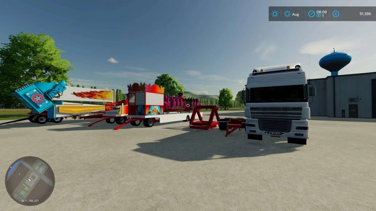 Manege fly v1.0 FS22 Mod | Farming Simulator 22 Mod