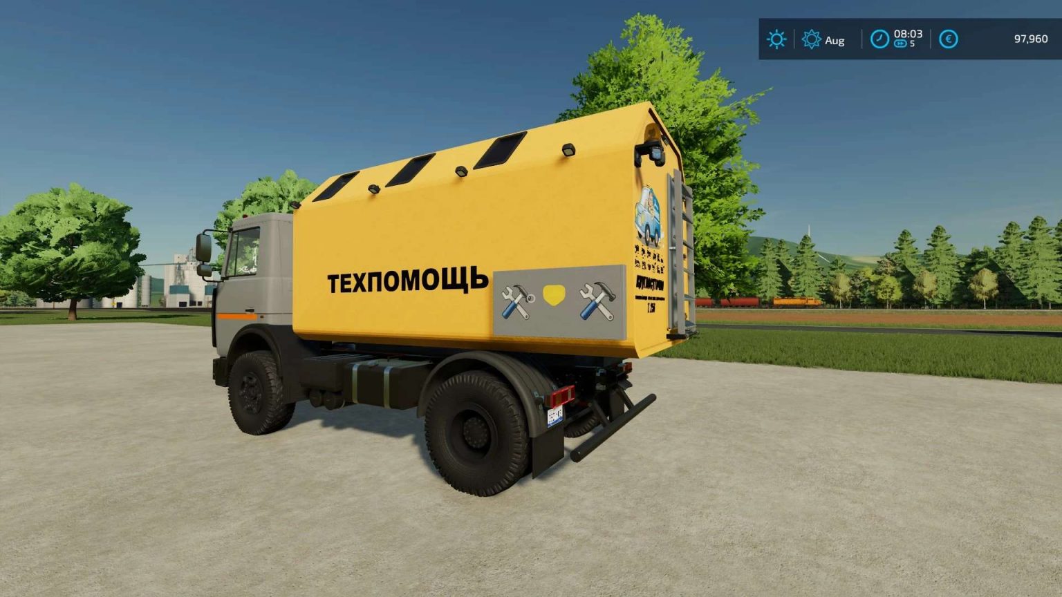 MAZ 5551A2 Service truck v1.0.0.1 FS22 Mod | Farming Simulator 22 Mod