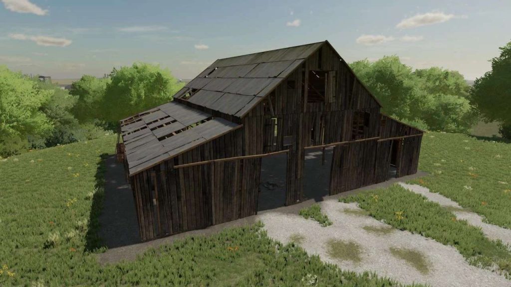 Old Barns Pack v1.0 FS22 Mod | Farming Simulator 22 Mod
