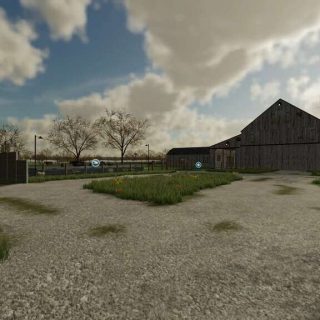 Old Cow Barn Pack v1.1 FS22 Mod | Farming Simulator 22 Mod