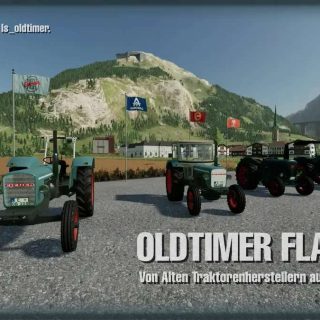 Oldtimer Flags DE v1.0 FS22 Mod | Farming Simulator 22 Mod