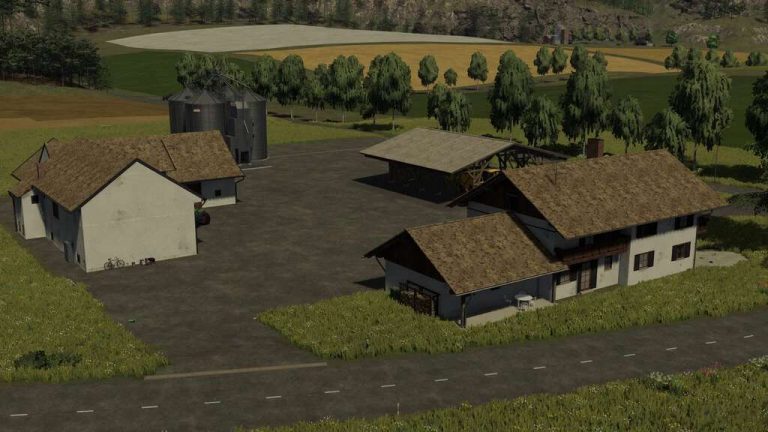Pack Of Buildings From Felsbrunn v1.0 FS22 Mod | Farming Simulator 22 Mod