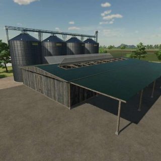 Pack Of Five Rustic Machine Sheds v1.1 FS22 Mod | Farming Simulator 22 Mod