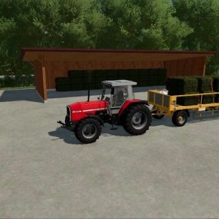 Pallet And Bale Storage v1.0 FS22 Mod | Farming Simulator 22 Mod