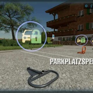 Parking Lock v1.0 FS22 Mod | Farming Simulator 22 Mod