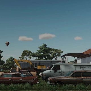 Placeable Junkyard Cars V1.0 FS22 Mod | Farming Simulator 22 Mod