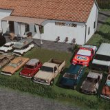 Placeable Junkyard Cars V1.0 FS22 Mod | Farming Simulator 22 Mod