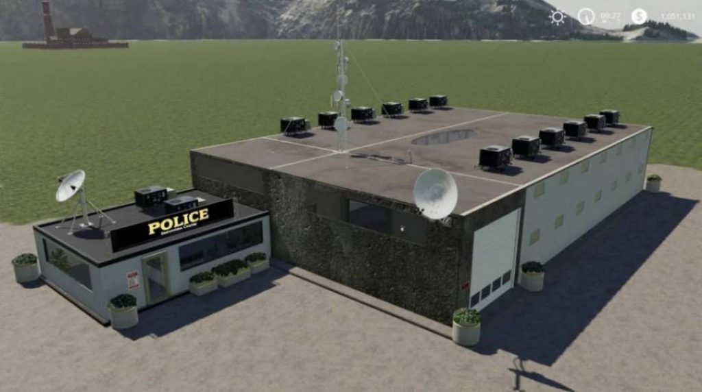 Police Station with jail v1.0 FS22 Mod | Farming Simulator 22 Mod