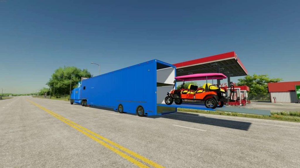 Race Car Stacker v1.0 FS22 Mod | Farming Simulator 22 Mod