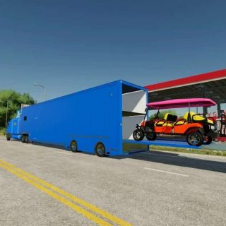Race Car Stacker v1.0 FS22 Mod | Farming Simulator 22 Mod