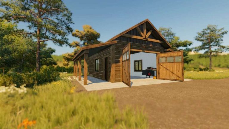 Ranch Garage v1.0 FS22 Mod | Farming Simulator 22 Mod