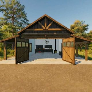 Ranch Garage v1.0 FS22 Mod | Farming Simulator 22 Mod