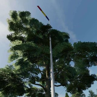 Romanian Flag v1.0 FS22 Mod | Farming Simulator 22 Mod
