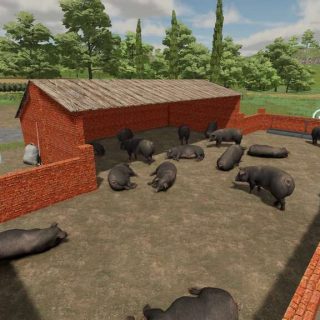 Rustic Stables Pack v1.0 FS22 Mod | Farming Simulator 22 Mod