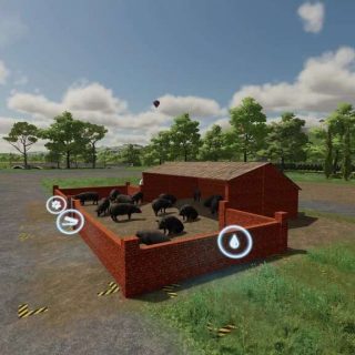 Rustic Stables Pack v1.0 FS22 Mod | Farming Simulator 22 Mod