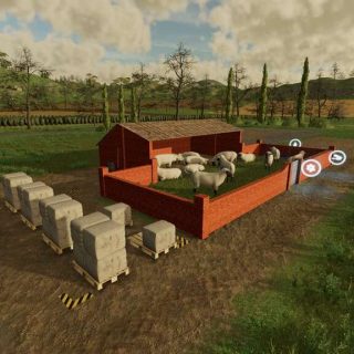 Rustic Stables Pack v1.0 FS22 Mod | Farming Simulator 22 Mod