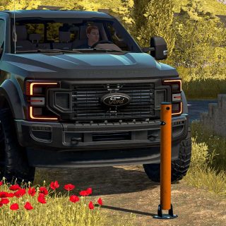 Security Barriers V1.0 FS22 Mod | Farming Simulator 22 Mod