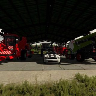 Shed Large Open v1.0 FS22 Mod | Farming Simulator 22 Mod