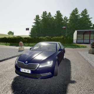 Skoda Superb Reskin FR v2.1 FS22 Mod | Farming Simulator 22 Mod