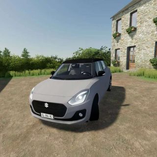 Suzuki Swift 2018 3rd Generation v1.0 FS22 Mod | Farming Simulator 22 Mod