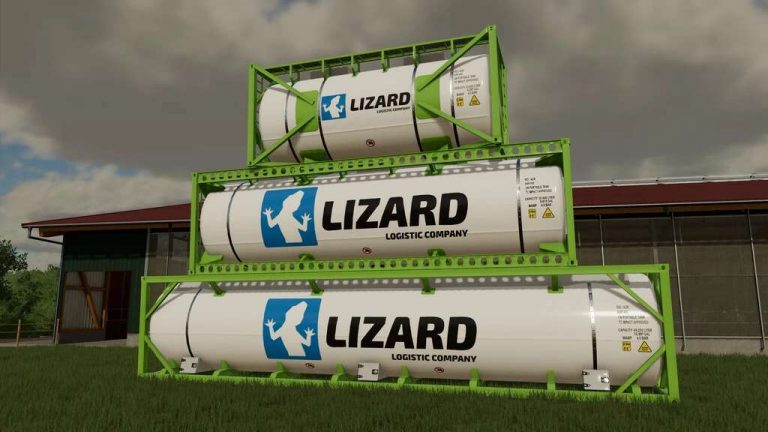 Tank Containers v1.0 FS22 Mod | Farming Simulator 22 Mod