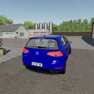 Volkswagen Golf VII 2017 v2.1 FS22 Mod | Farming Simulator 22 Mod