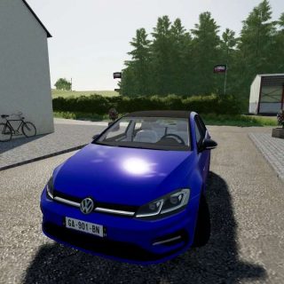 Volkswagen Golf VII 2017 v2.1 FS22 Mod | Farming Simulator 22 Mod