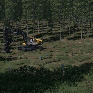 Volvo EC300DL V1.0 FS22 Mod | Farming Simulator 22 Mod