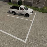 White Lines (Prefab) v1.0 FS22 Mod | Farming Simulator 22 Mod