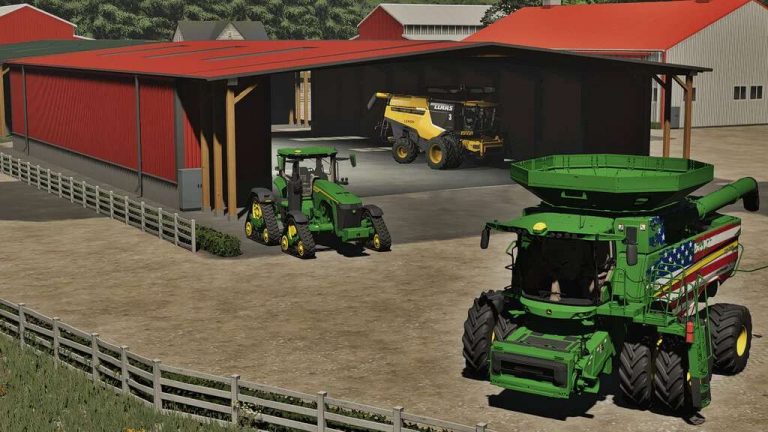Wide Garage v1.0 FS22 Mod | Farming Simulator 22 Mod