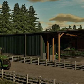 Wide Garage v1.0 FS22 Mod | Farming Simulator 22 Mod