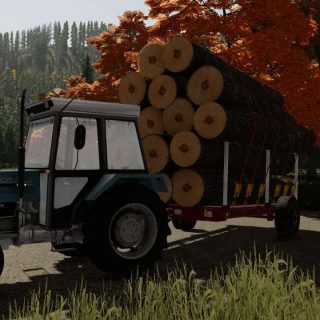 Wood trailer v1.0 FS22 Mod | Farming Simulator 22 Mod