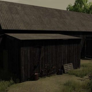 Wooden Barns v1.0 FS22 Mod | Farming Simulator 22 Mod