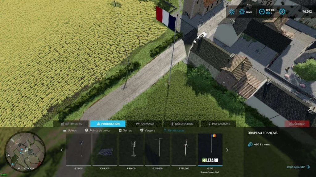 World Country Flag v1.0 FS22 Mod | Farming Simulator 22 Mod