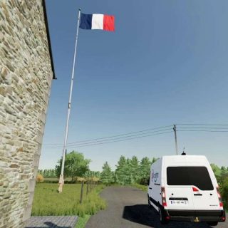 World Country Flag v1.2 FS22 Mod | Farming Simulator 22 Mod