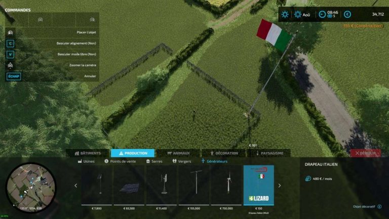 World Country Flag v1.5 FS22 Mod | Farming Simulator 22 Mod