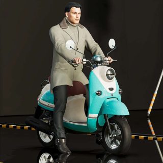 Yamaha Vino Bike V1.0 FS22 Mod | Farming Simulator 22 Mod