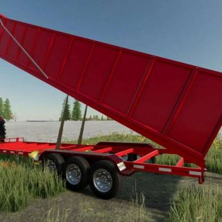 30 Flatbed Autoloading Bale Trailer v2.0 FS22 Mod | Farming Simulator ...