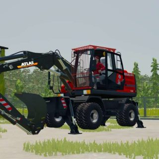ATLAS 160 W v1.0 FS22 Mod | Farming Simulator 22 Mod