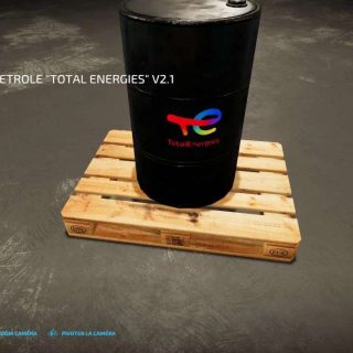 Barrel of oil Total Energies v2.1 FS22 Mod | Farming Simulator 22 Mod
