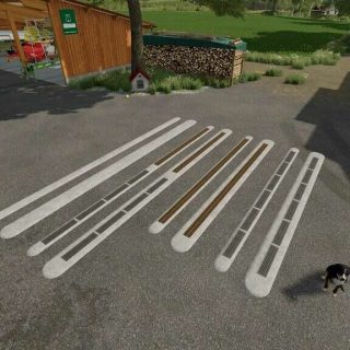 Border Stone Set v1.0.1 FS22 Mod | Farming Simulator 22 Mod