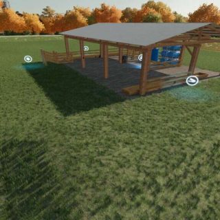 Brazilian Cow Corral v1.1 FS22 Mod | Farming Simulator 22 Mod