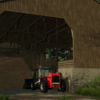Bunker Silo With Roof v1.0 FS22 Mod | Farming Simulator 22 Mod