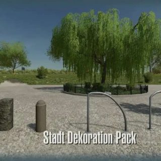 City Deco Pack v1.1 FS22 Mod | Farming Simulator 22 Mod