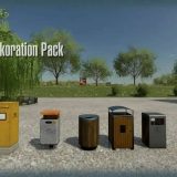 City Deco Pack v1.1 FS22 Mod | Farming Simulator 22 Mod