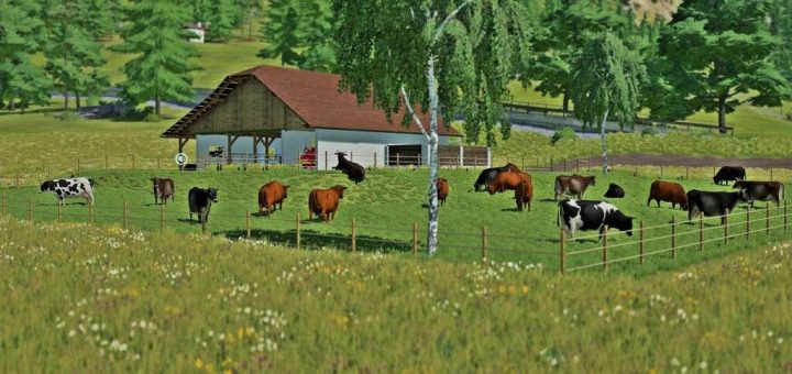 Cow Pasture Mods | Farming Simulator 22 Mods