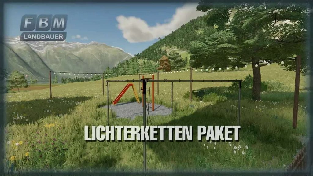 Fairy Lights Pack v1.0 FS22 Mod | Farming Simulator 22 Mod