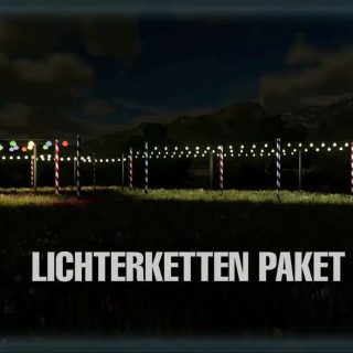 Fairy Lights Pack v1.0 FS22 Mod | Farming Simulator 22 Mod