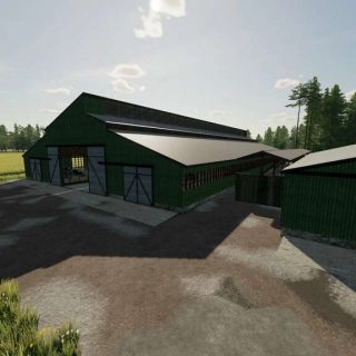 Farm Cow Barns v1.0 FS22 Mod | Farming Simulator 22 Mod