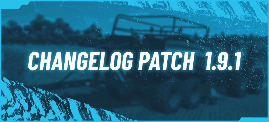 Farming Simulator 22 Update v1.9.1 Changelog